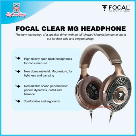 Jual Focal Clear Mg Hi Fi Exceptional Open Back Headphones Di Seller