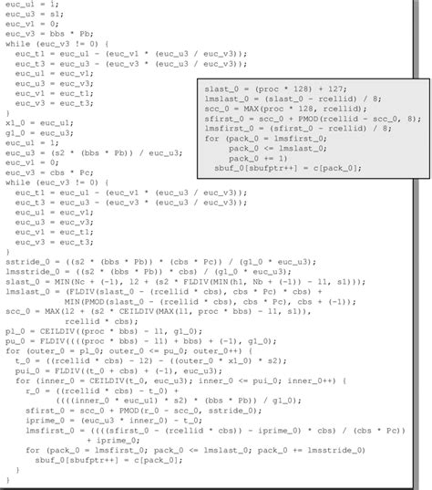 12 Generated Code In The Presence And Absence Of Compile Time