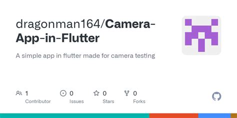 GitHub Dragonman Camera App In Flutter A Simple App In Flutter Made For Camera Testing