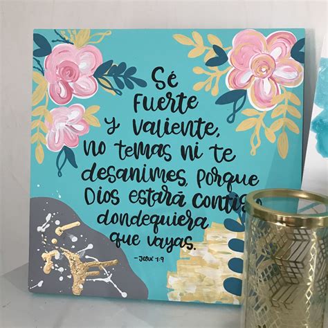 Cuadro Decorativo Josué 1 9 Cuadros Cristianos Pintura Cristiana