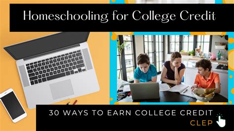 College Level Exam Program Clep® Homeschooling For College Credit