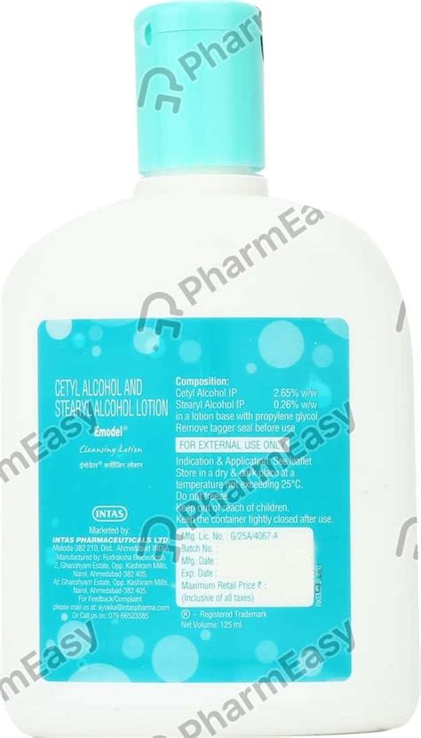 Emodel Bottle Of 125ml Cleansing Lotion Uses Side Effects Price