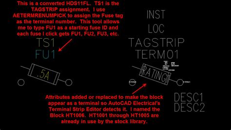 How Do You Change A Fuse Block Component To A Terminal Autodesk Community