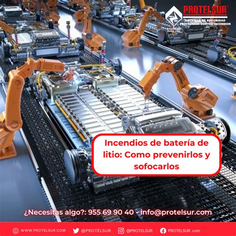 Incendios En Baterías De Litio Cómo Prevenirlos Y Mitigarlos Protelsur