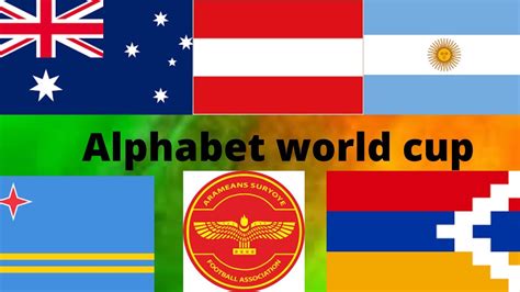 Alphabet World Cup Letter A Part 2 Youtube