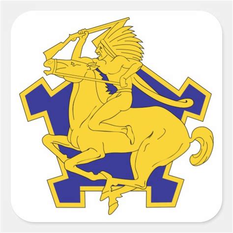 9th Cavalry Regiment Square Sticker