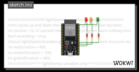 Traffic Lights Wokwi Esp32 Stm32 Arduino Simulator
