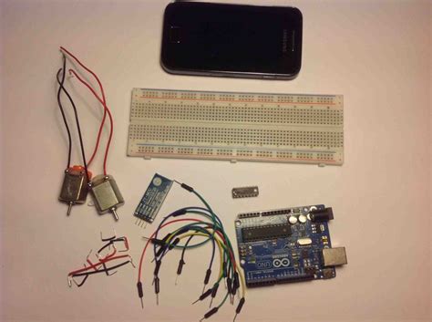 arduino Примеры Управление двумя dc моторами при помощи arduino и