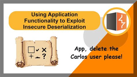 Using Application Functionality To Exploit Insecure Deserialization Portswigger Labs Youtube