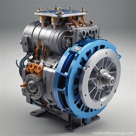 Electric Motor Design Stable Diffusion Online