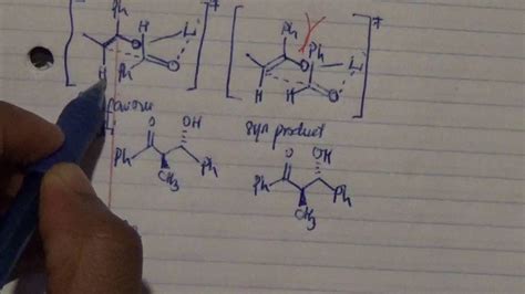 Part 2 Zimmerman Traxler Aldol E And Z Enolate Transition States Youtube