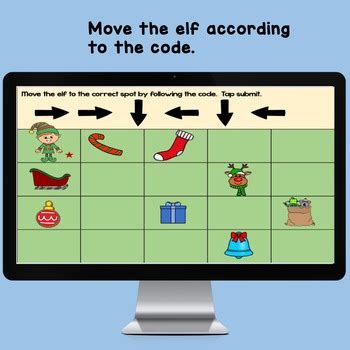 Christmas Elf Computer Coding BOOM Cards By Babe Library Of Learning