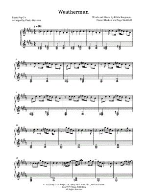 Weatherman Sheet Music 5 Arrangements Available Instantly Musicnotes