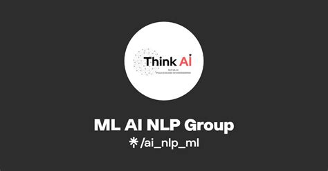 Ml Ai Nlp Group Linktree