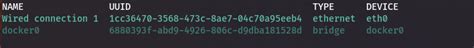 how to list network interfaces in linux