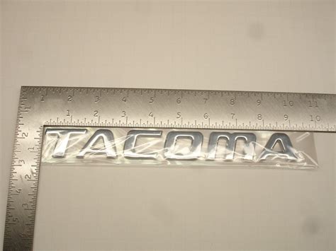 Tacoma Door Emblem Genuine Oem Chrome Pillar Emblem Badge For Toyota