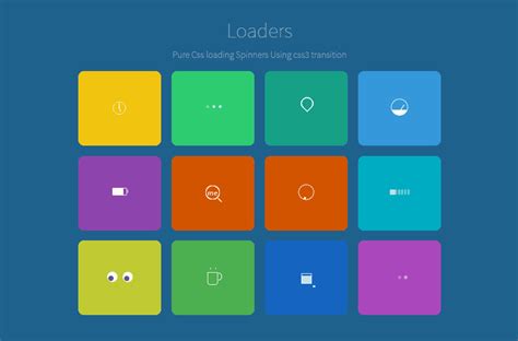Pure Css Loaders And Spinner Css3 Transition