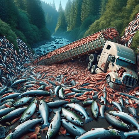 Salmon Truck Crash In Oregon Leaves 26000 Dead But What Happened To