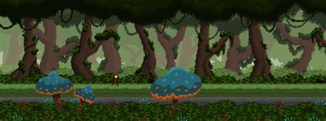 Forest In My 2d Game Runity2d