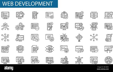 Web Development Icon Simple Vector Design Element For Coding