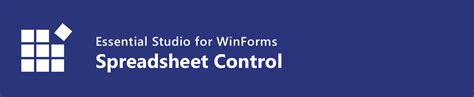 WinForms Spreadsheet Syncfusion WinForms UI Controls Visual Studio Marketplace