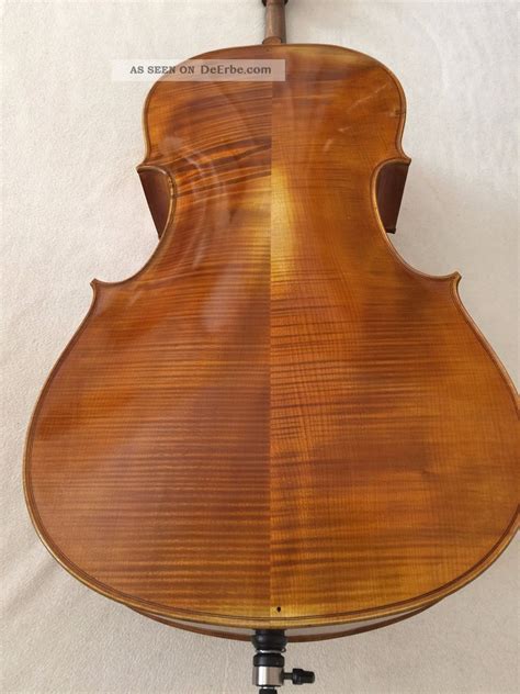 Sehr Schönes Cello Aus Vollmassiv Mit Schönem Muster Celli Massive Wood