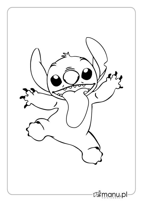 Lilo I Stitch Kolorowanka Dla Dzieci Do Druku