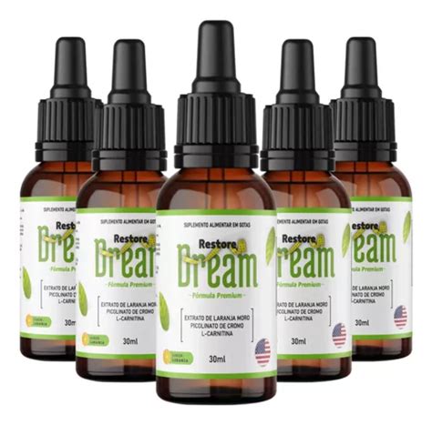 Laranja Moro Redutor De Medidas Sublingual 30ml Restoredream