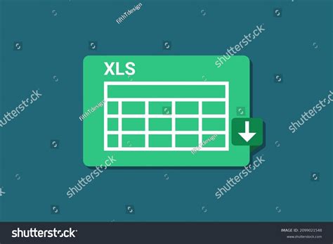 Vector Spreadsheet Icon Xls Xlsx File Stock Vector Royalty Free 2099021548 Shutterstock