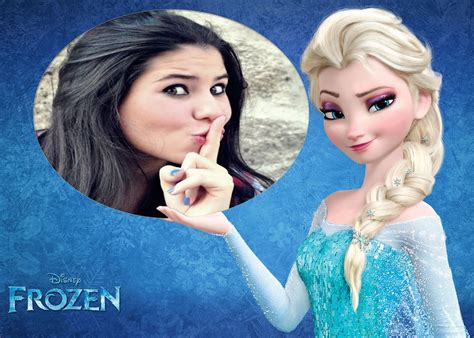 Montagem De Fotos Filmes Moldura Para Foto Frozen