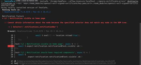 Allow To Run TestCafe Over HTTPS With Self Signed Certificates In Chrome Headless