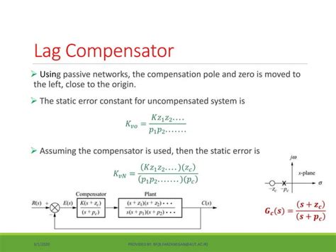 Lec 3 Desgin Via Root Locus Pptx Computer Networking Computing