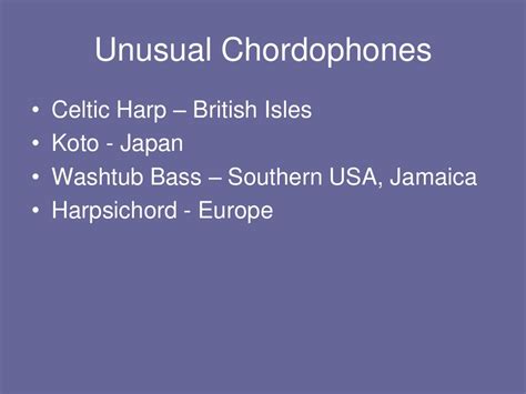 Classification Of Instruments