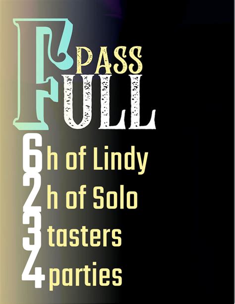 Full Pass Lindy Y Solo Jazz Savoy Benimaclet