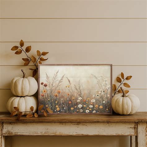 R Fall Field With Daisies 8x5 Shimlee