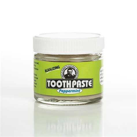 Uncle Harrys All Natural Alkalizing Toothpaste Grooming And Personal Hygiene Lehmans
