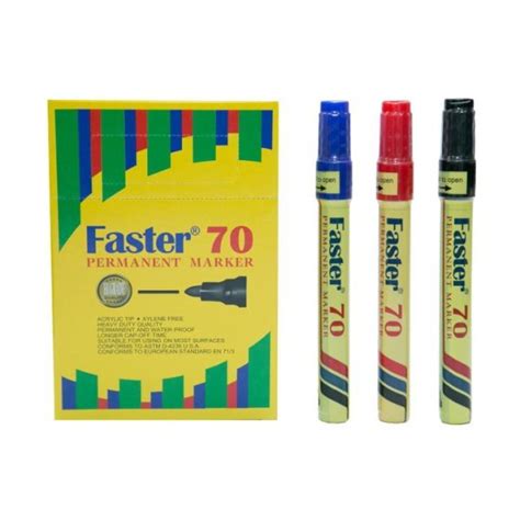 Faster Permanet Marker 70 M F 70 Black Color Pepper Spray Malaysia Personal Safety Products
