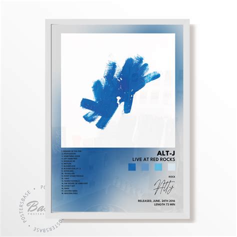 Alt J Live At Red Rocks Poster Posters Base