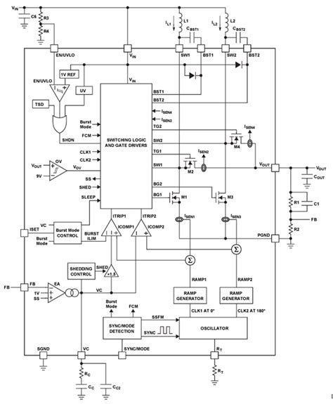 Lt8349 2 Phase Low Iq Synchronous Boost Converter Adi Mouser