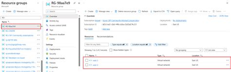 attaching virtual networks to resource groups in azure using terraform