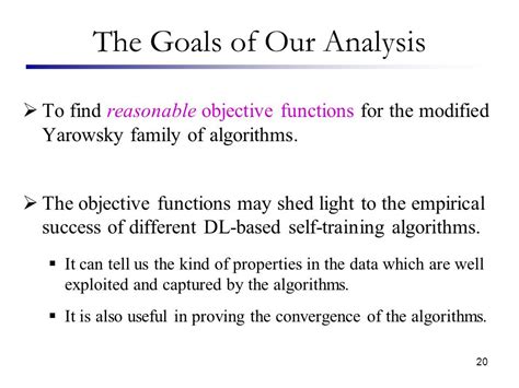 analysis of semi supervised learning with the yarowsky algorithm ppt