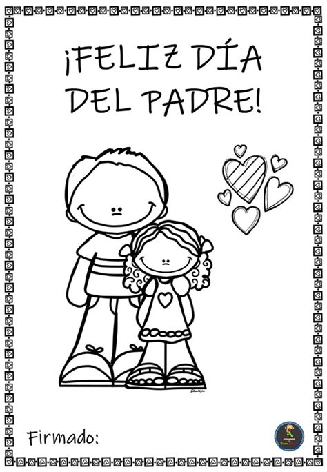 Tarjetas Para Colorear Para El Día Del Padre Actividades De Infantil