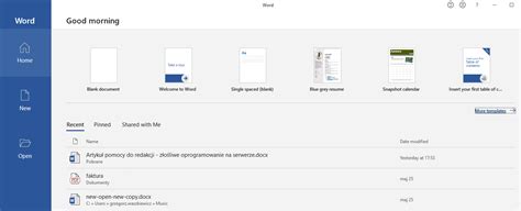 Microsoft Word How To Create A New One And Save A Word Document Pomoc Home Pl