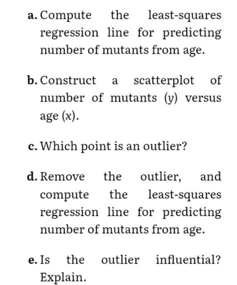 Solved Mutant Genes In A Study To Determine Whether The Chegg Com