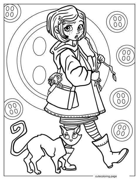 Coraline Coloring Pages 20 Free Printable Coloring Pages Cute