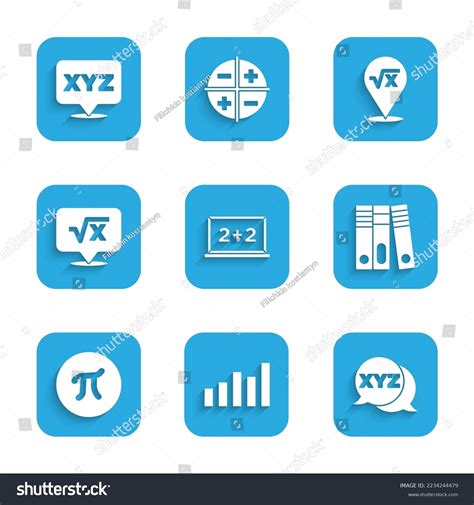 Set Chalkboard Graph Schedule Chart Diagram Stock Vector Royalty Free Shutterstock