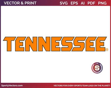 Tennessee Volunteers College Primary Logo 1983 Sports Logo Svg