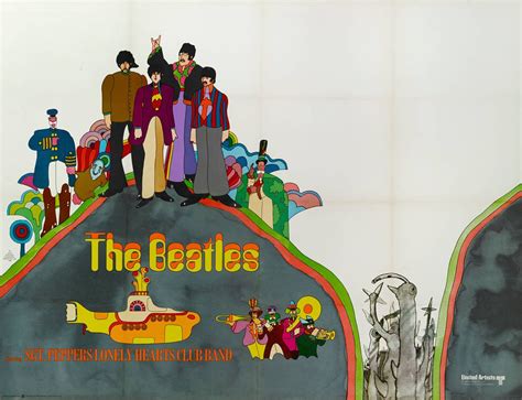 Yellow Submarine Film Poster Yellow Submarine Art Yellow Submarine