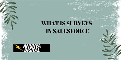 What Is Surveys In Salesforce In Our Previous Blog Post We Had By