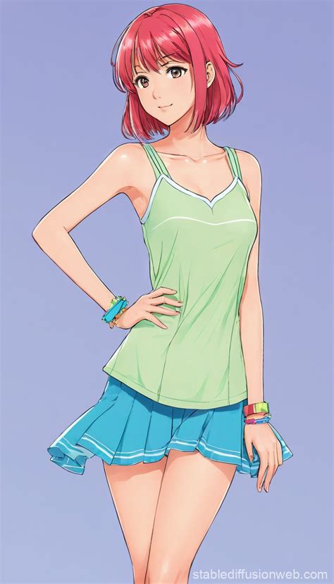 Standing Pose Model Prompts Stable Diffusion Online